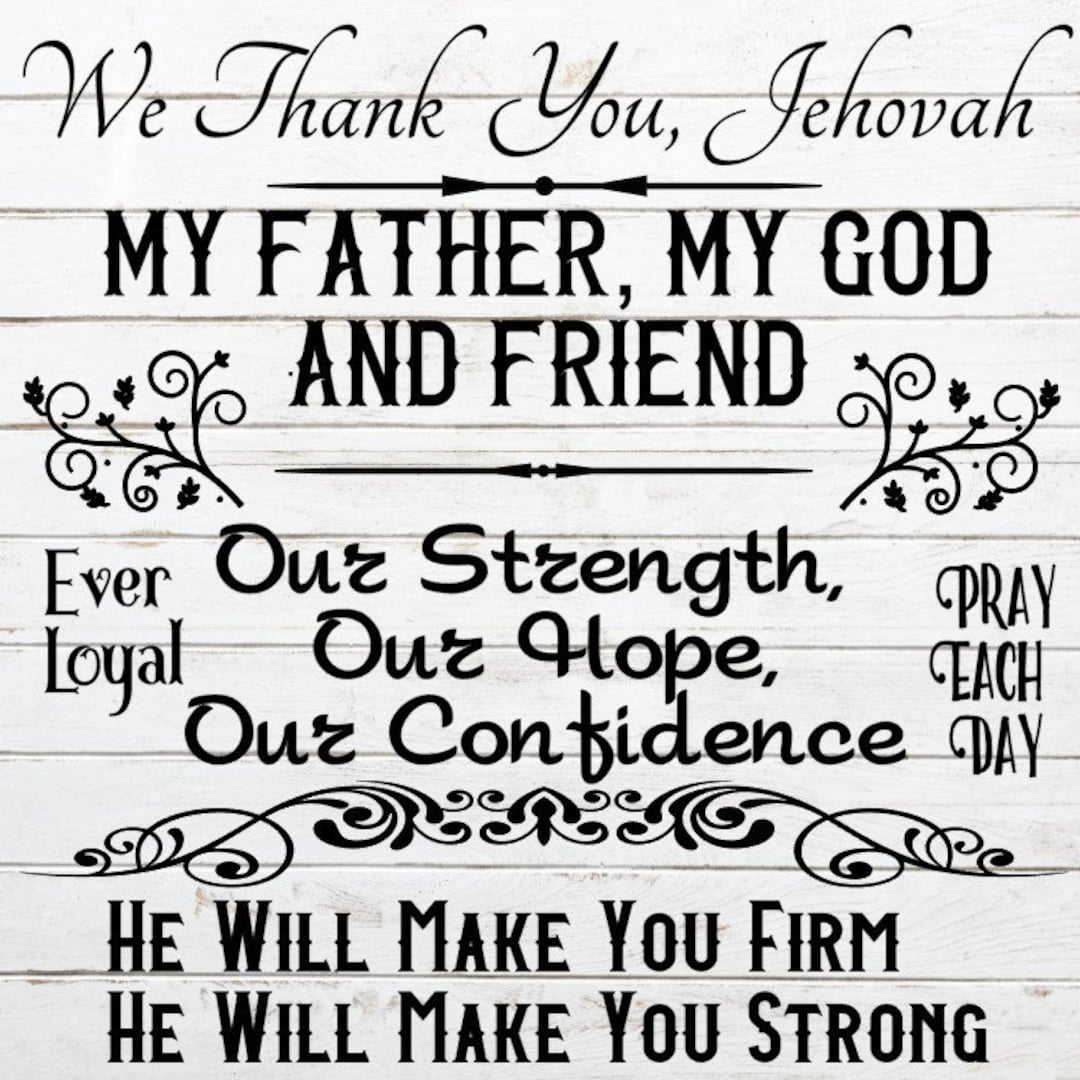 SVG Jehovah Songs, Jw Gifts, Jw Song, Best Life Ever, Jw Org, Printable ...