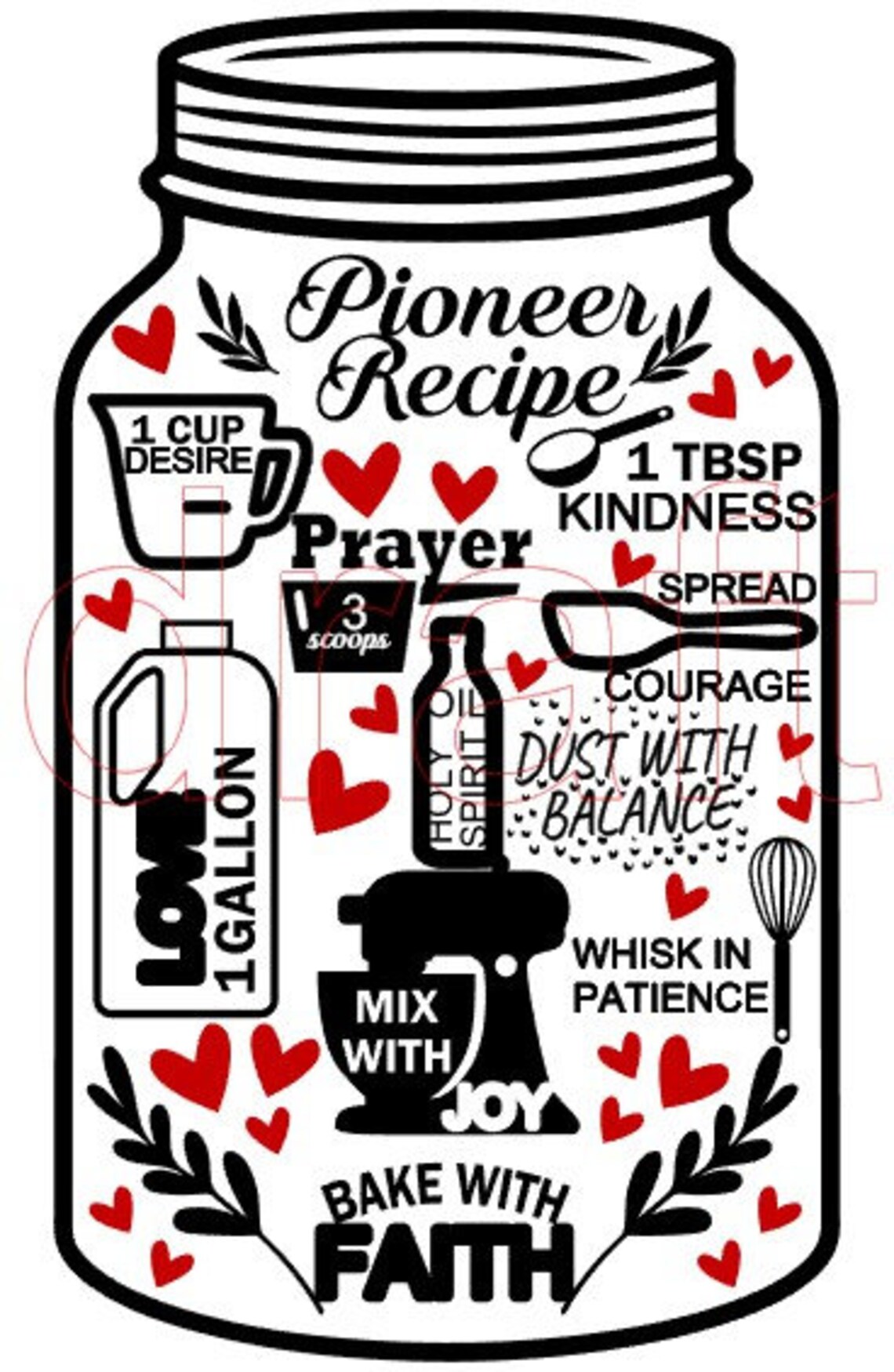 Pioneer Recipe Mason Jar JW Printable , Jw Printable Greeting Card - Jw ...