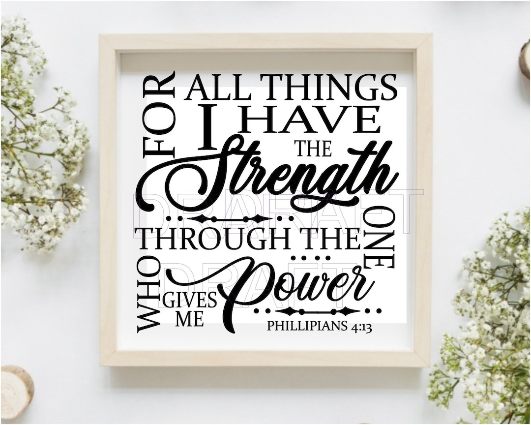 JW Gift, SVG , Philippians 4:13, Jw Gifts, , Jw Org, Printable JW Gift ...