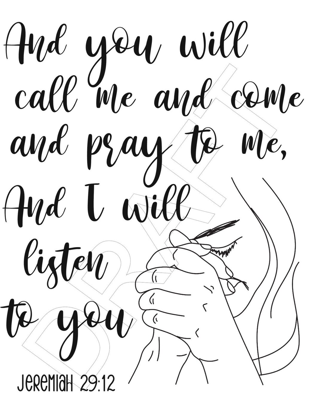 Prayer, You Will Call , SVG , Jw Gifts, Jehovah Name, Jw Org, Jw Gift ...