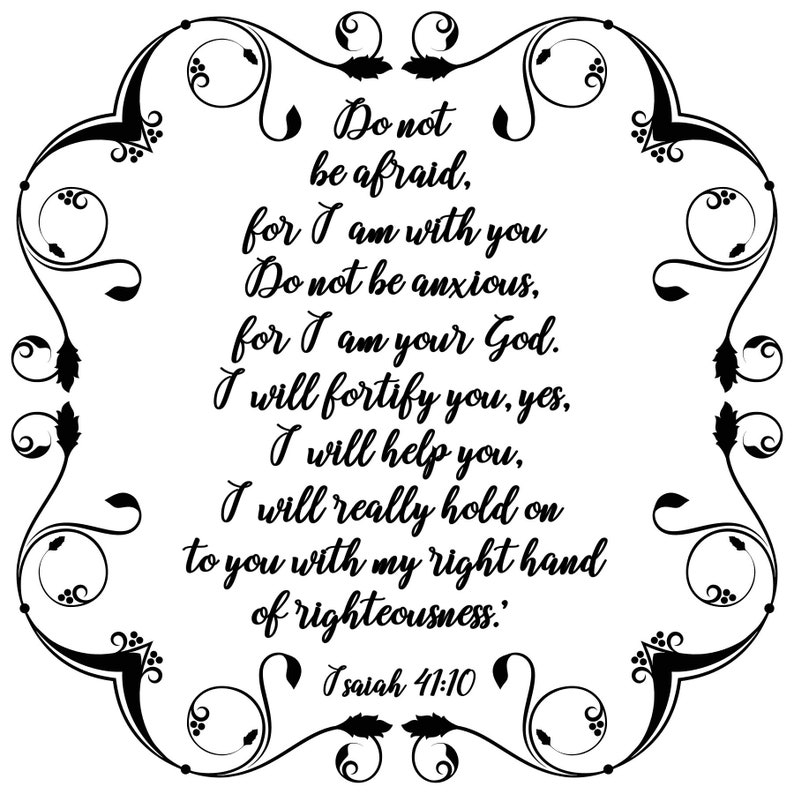 SVG Isaiah 41:10 Word Art Jw Gifts Jw Song Best Life Ever - Etsy