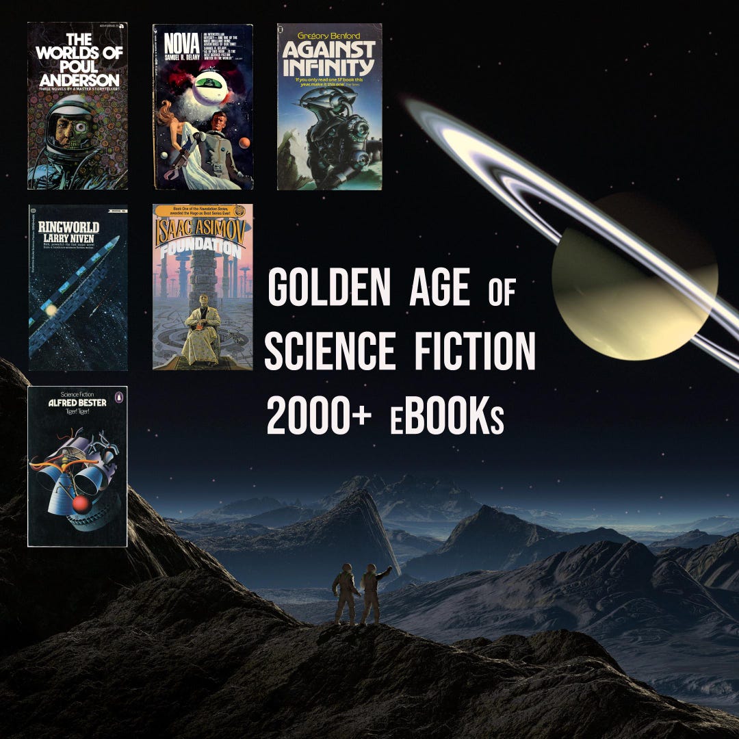 2000+ SCI-FI Ebooks | Vintage Science Fiction & Fantasy | Read Retro ...