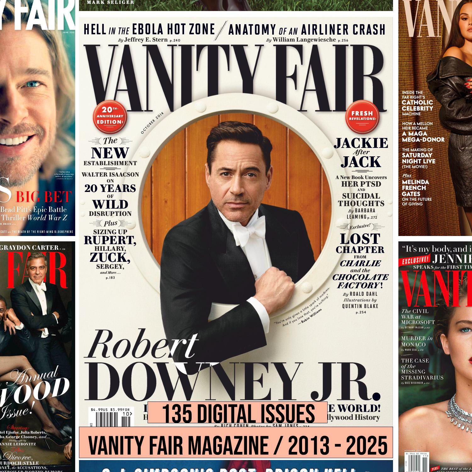 135 VANITY FAIR Magazines | Digital Issues 2013 - 2025 | Hollywood ...