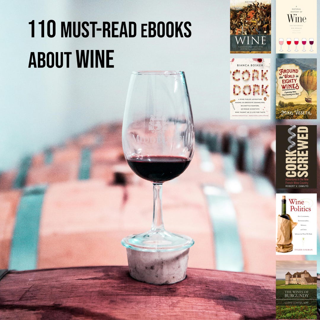 110 WINE Ebooks | Digital Book Bundle About Wineries, Collections ...