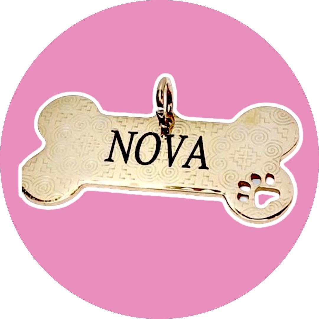 Hmong Inspired Stainless Steel Dog Tags - Etsy