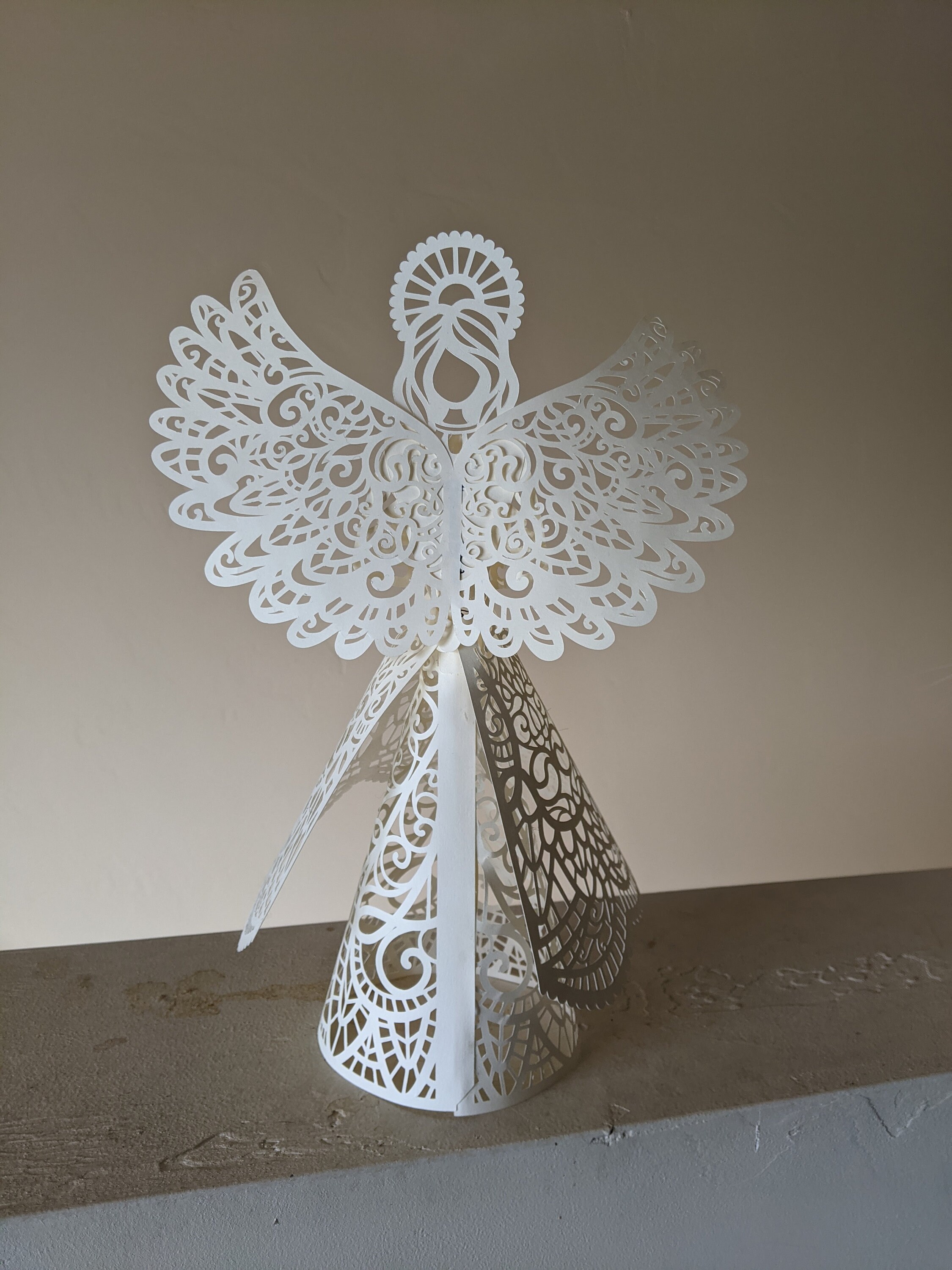 Paper Angel Table/tree Topper - Etsy