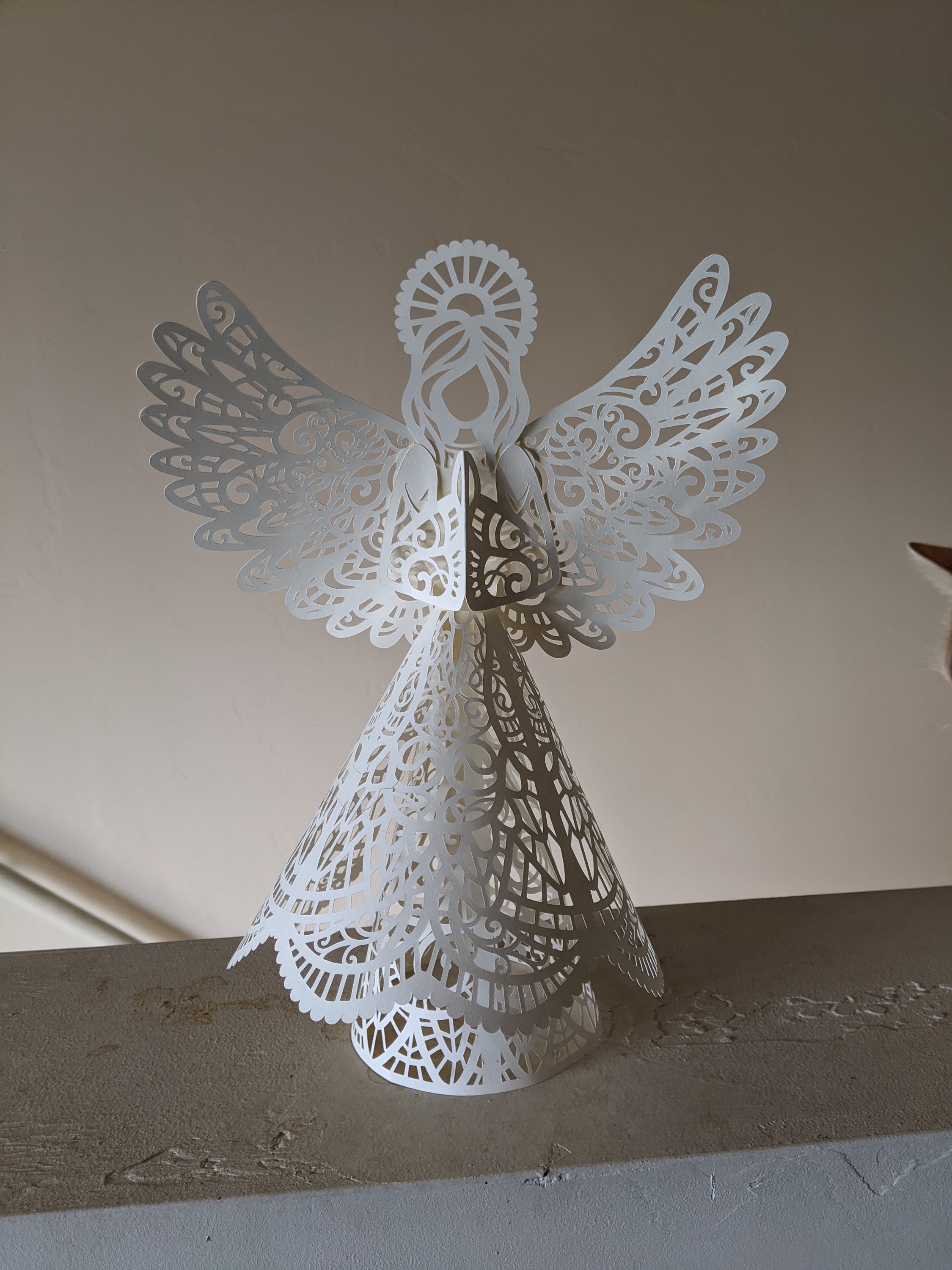 Paper Angel Table/tree Topper - Etsy