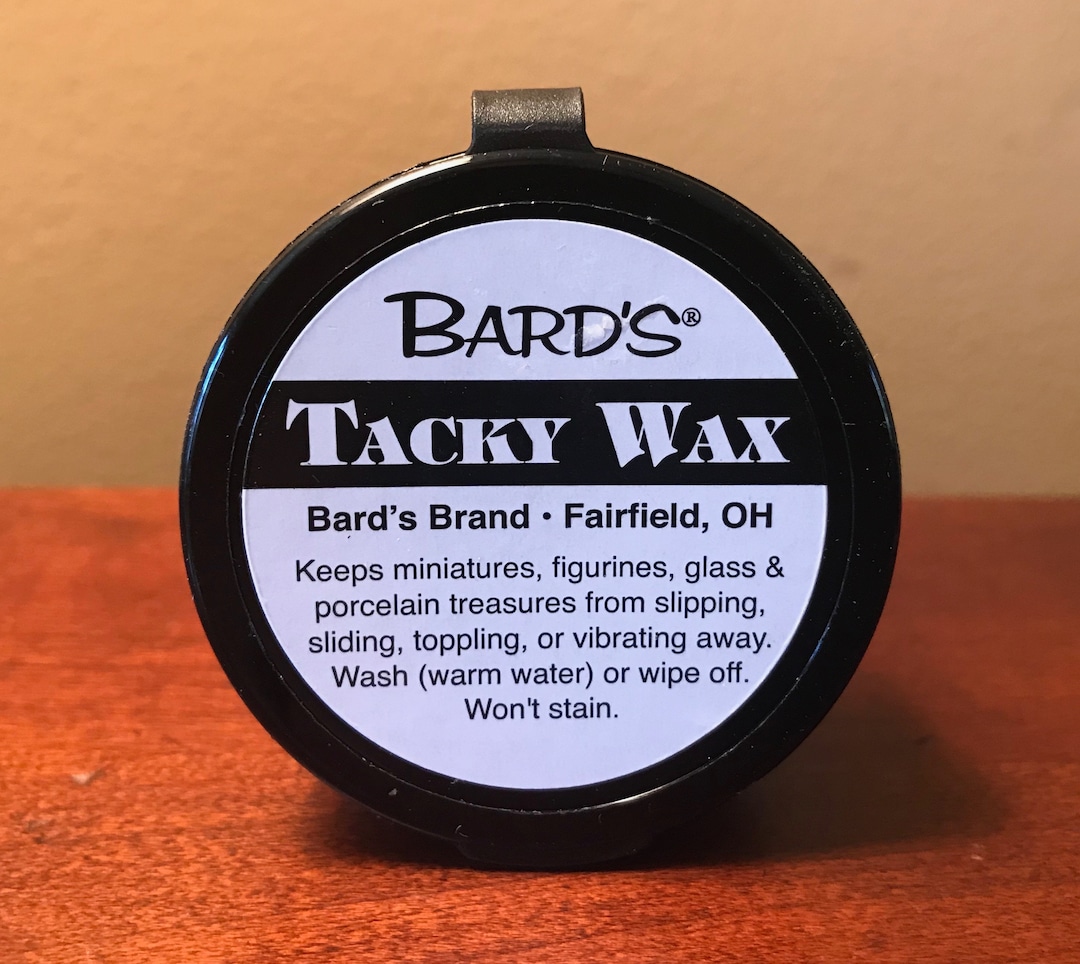 BARD'S TACKY WAX Temporary Adhesive 2 Inch Tub of Bard's Brand Wax also ...