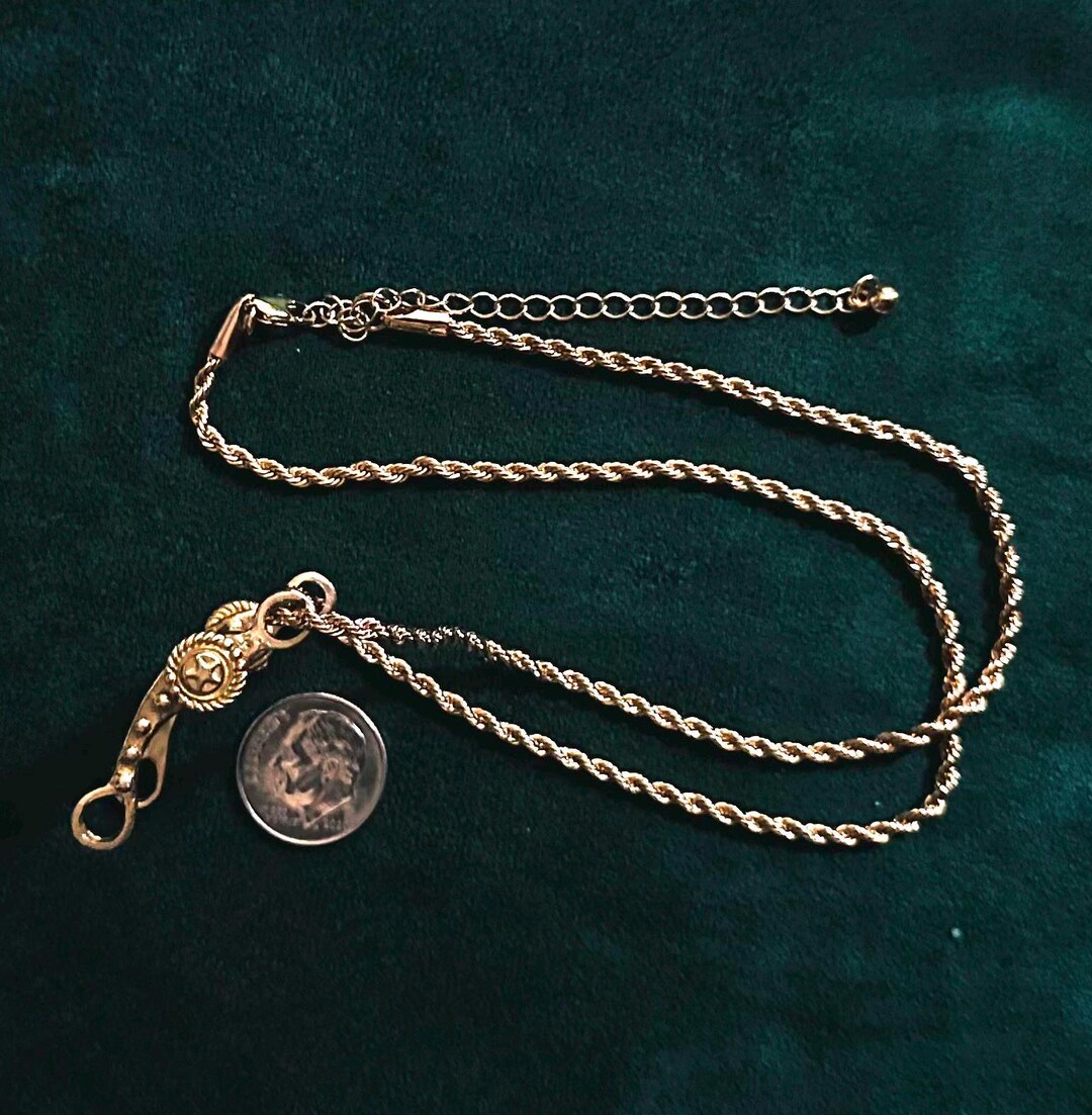 RDLC Fancy Western Star Curb Horse Bit Necklace ~ 17 Inch Twisted Chain ...