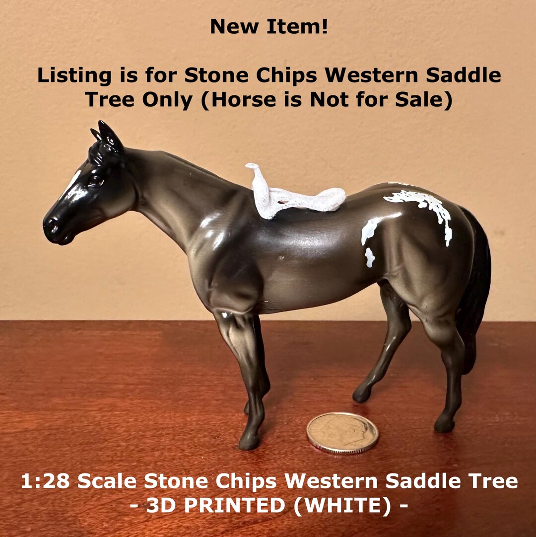 RDLC Peter Stone Horses "chips" 1:28 Toy Model Horse Scale Western ...