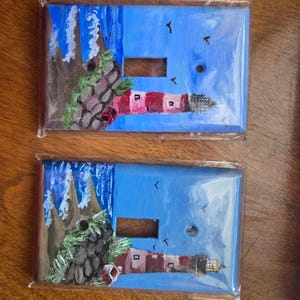 Hand Painted Single Switch Light Switch Covers - Etsy