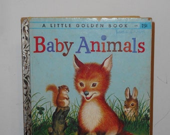 Golden Book Animals - Etsy