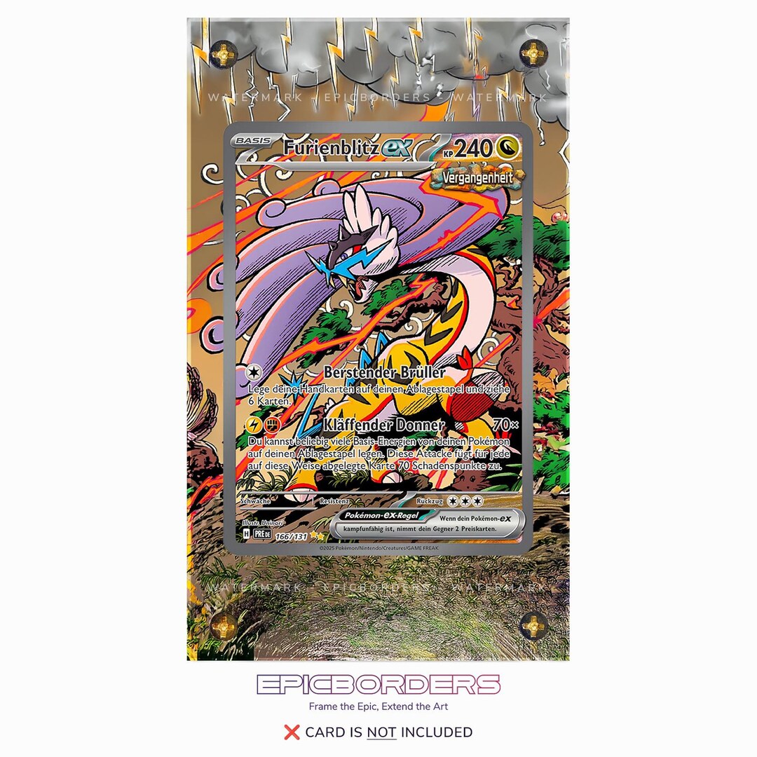 RAGING BOLT 161/131 – Extended Pokémon Artwork – Extended Handmade ...