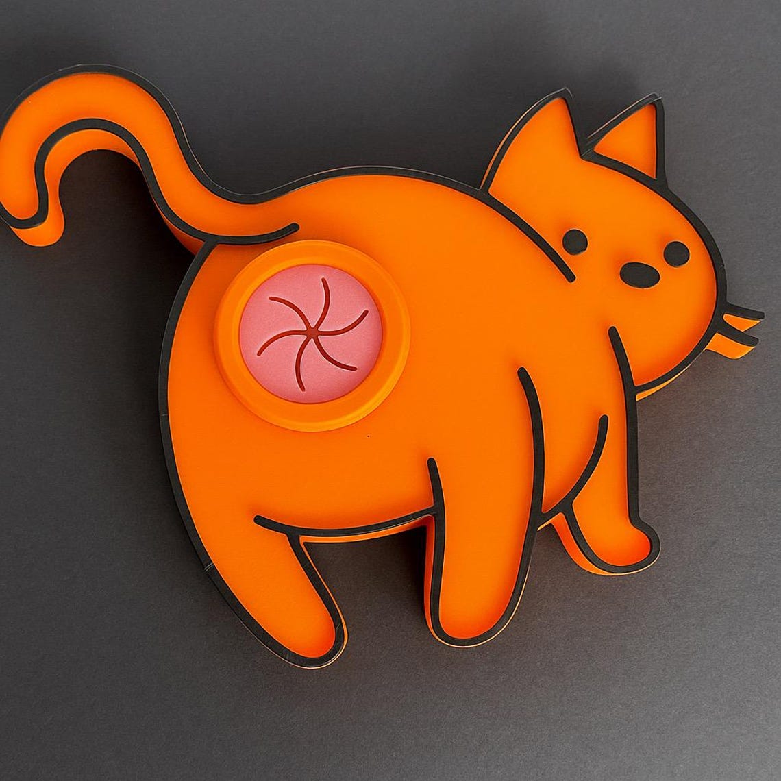 Cat Bum Towel Holder - Ideal Cat Lover Gifts - Fun Cat Butt Design ...
