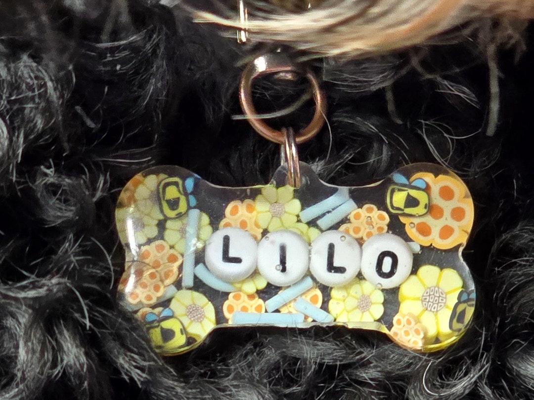 CUSTOM RESIN DOG Tag - Etsy