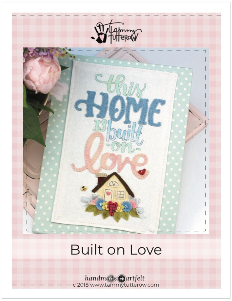 Built on Love Stitchery download - Etsy