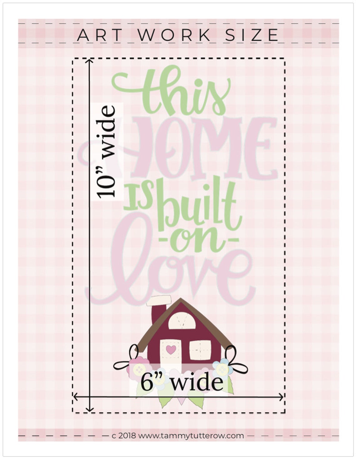 Built on Love Stitchery download - Etsy