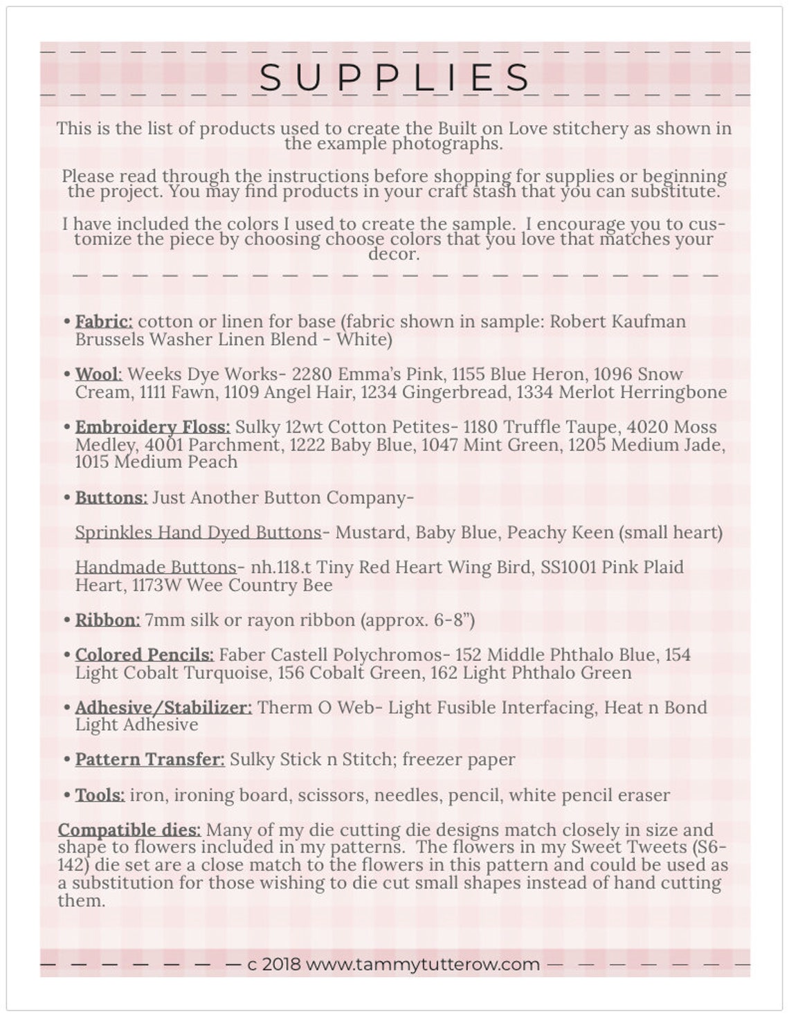 Built on Love Stitchery download - Etsy