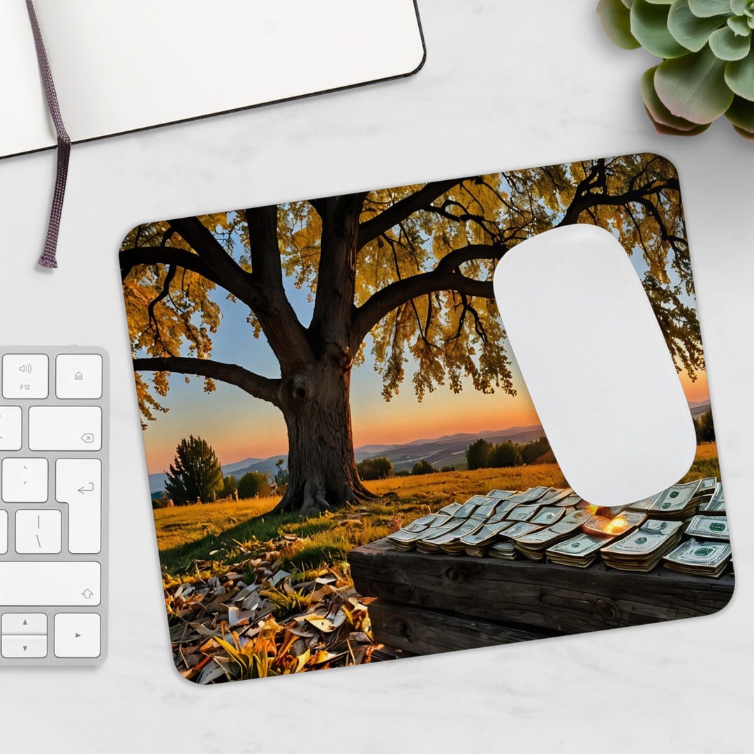 Sunset Balkan Mouse Pad Design, Vibrant Computer Desk Accessories ...