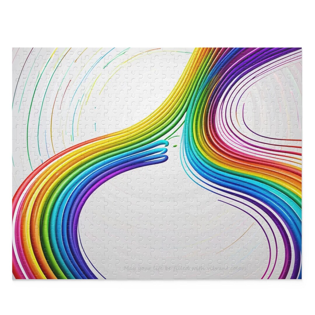 High difficulty Puzzle Colorful Rondo 500-Piece - Etsy 日本