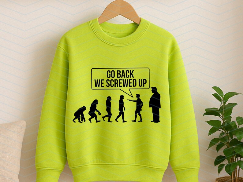 Anti Trump Svg, Go Back We Screwed up Png, Trump Evolution Svg, Vote ...