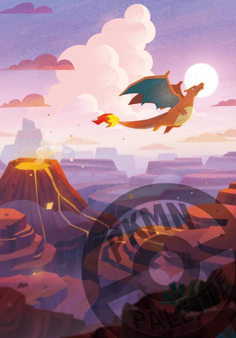 Charizard Ex Pokemon Card 199/165 Digital Art Illustration Rare Scarlet ...