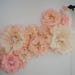 Assorted Tissue Paper Flowers: Custom Colors & Sizes – 10", 15", 20 ...