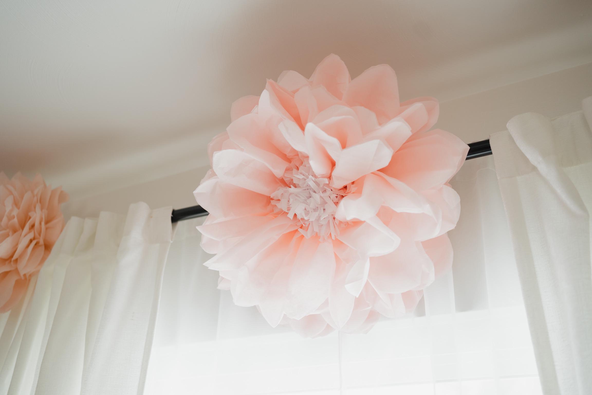Assorted Tissue Paper Flowers: Custom Colors & Sizes – 10", 15", 20 ...