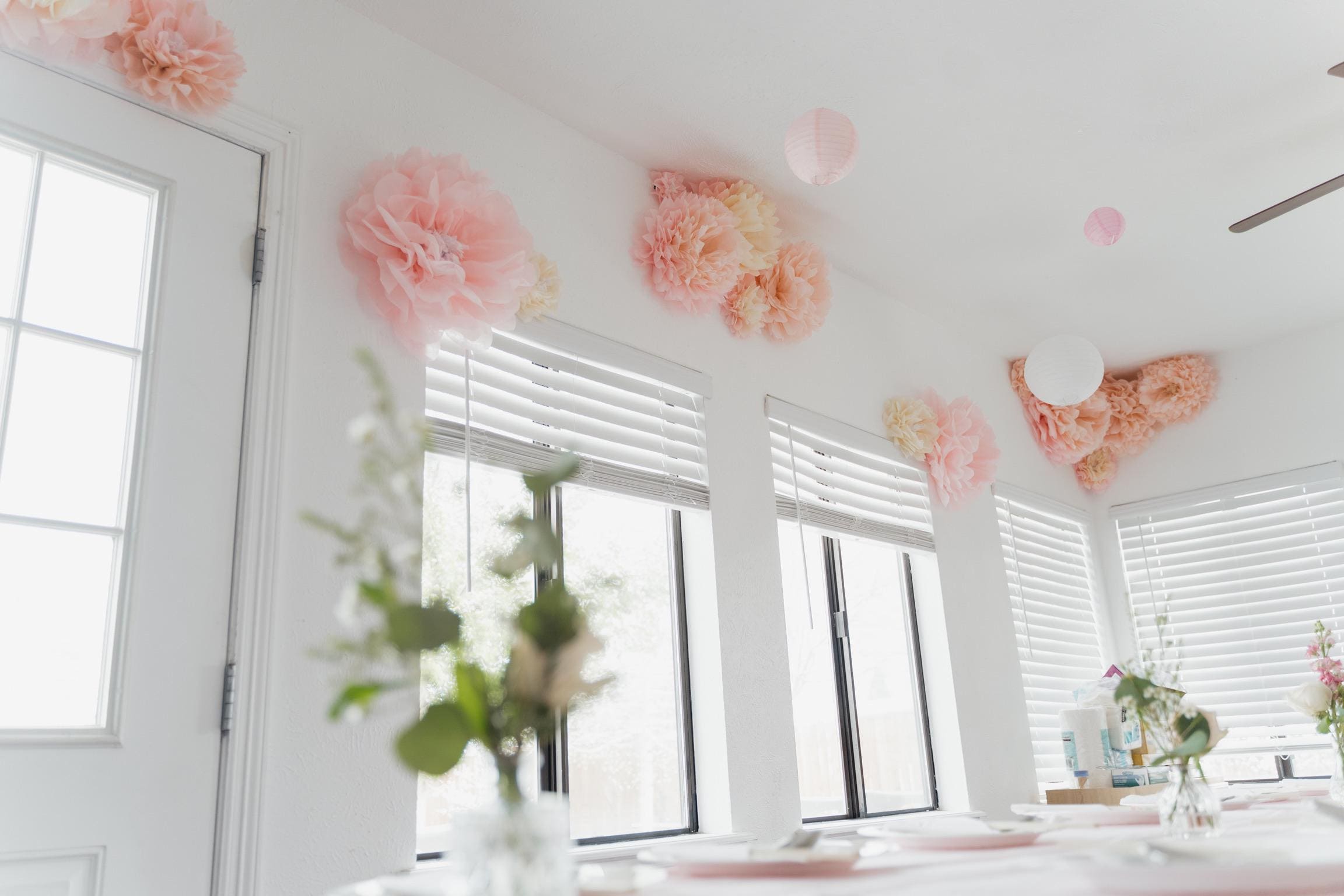 Assorted Tissue Paper Flowers: Custom Colors & Sizes – 10", 15", 20 ...