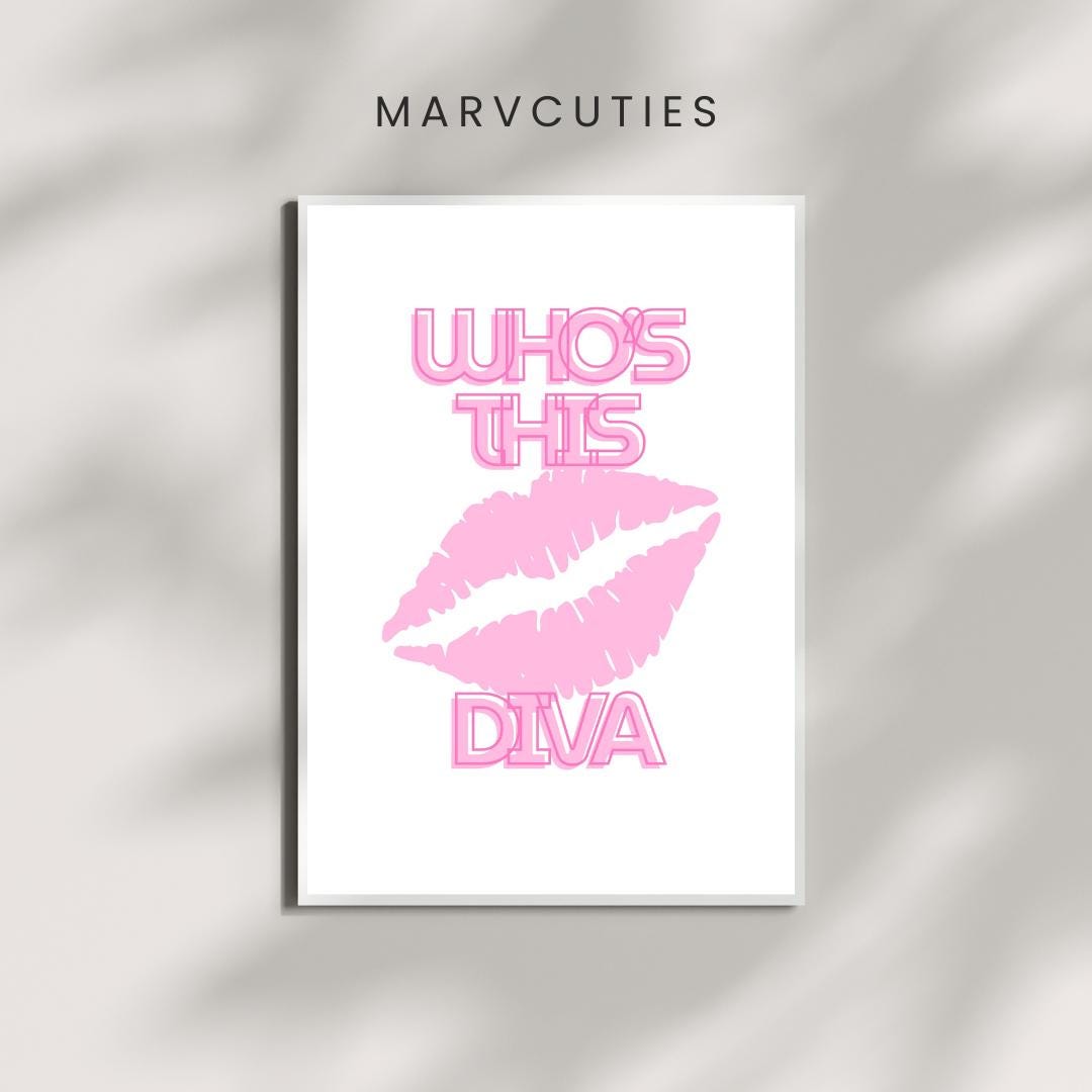A "who is This Diva" Digital Print - Etsy