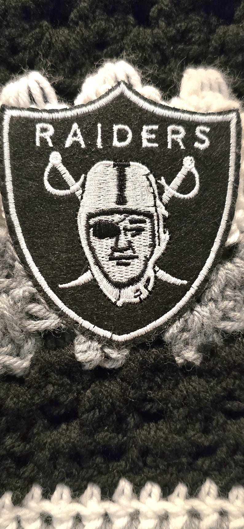 Raiders Crochet Blanket, Granny Stitch Blanket, Granny Square Blanket ...