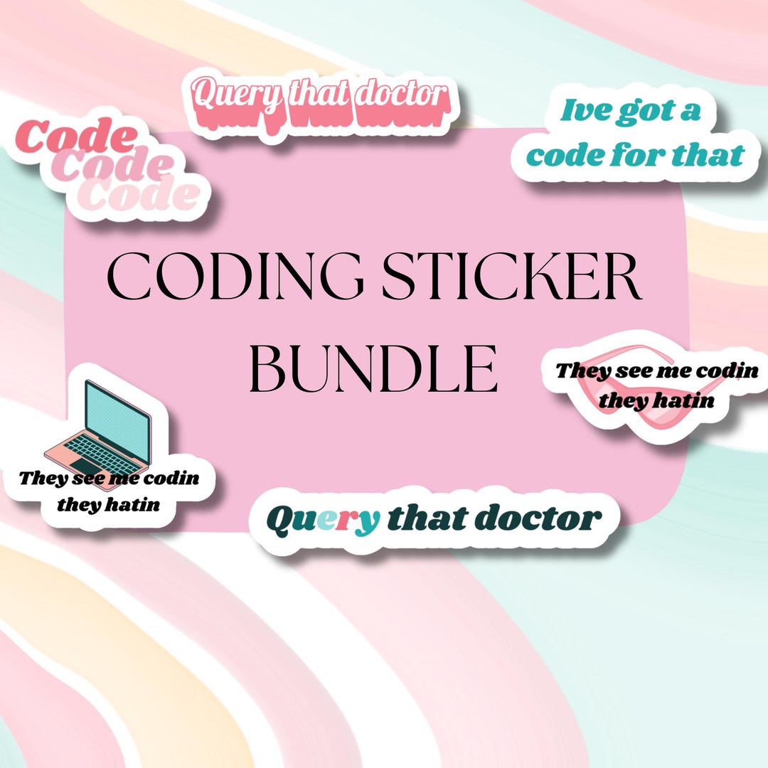 Coding Sticker| Health Information Management| Coding Sticker Bundle - Etsy