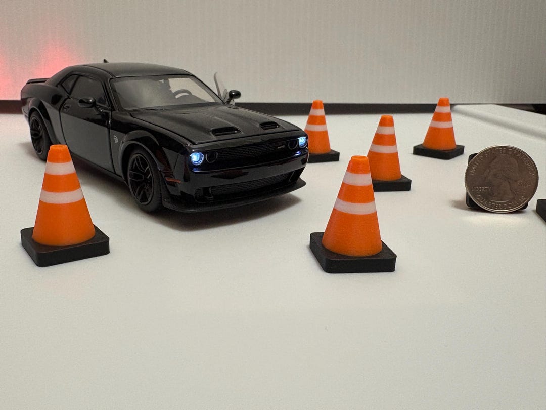 Mini Traffic Cones (4 - Pack) - Etsy