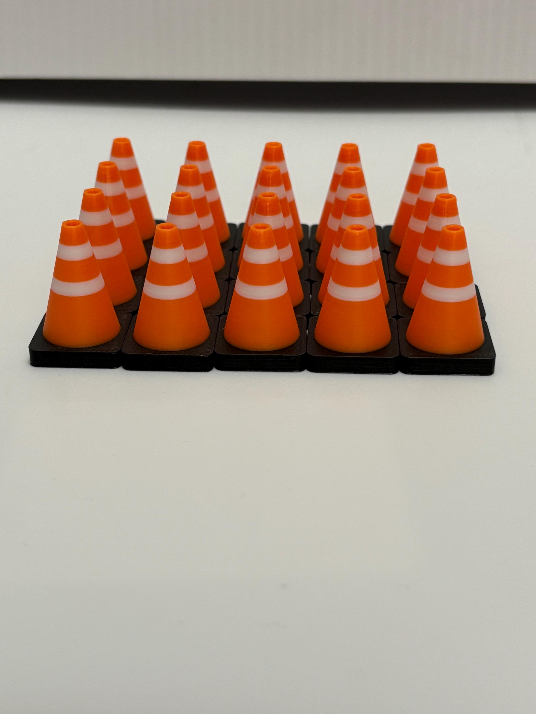 Mini Traffic Cones (4 - Pack) - Etsy