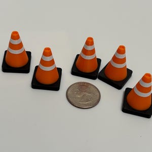 Mini Traffic Cones (4 - Pack) - Etsy