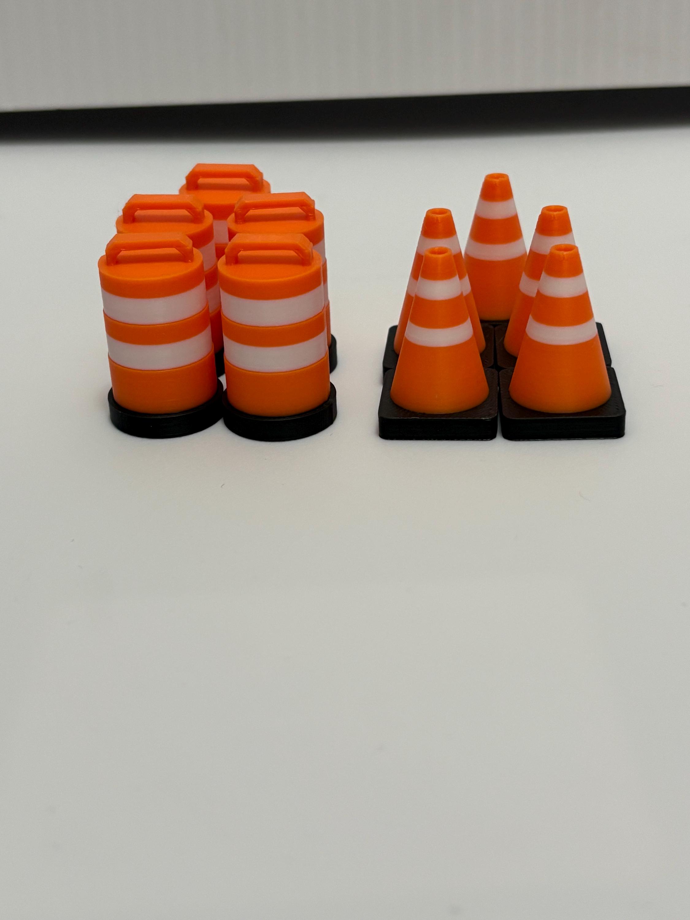 Mini Traffic Cones (4 - Pack) - Etsy