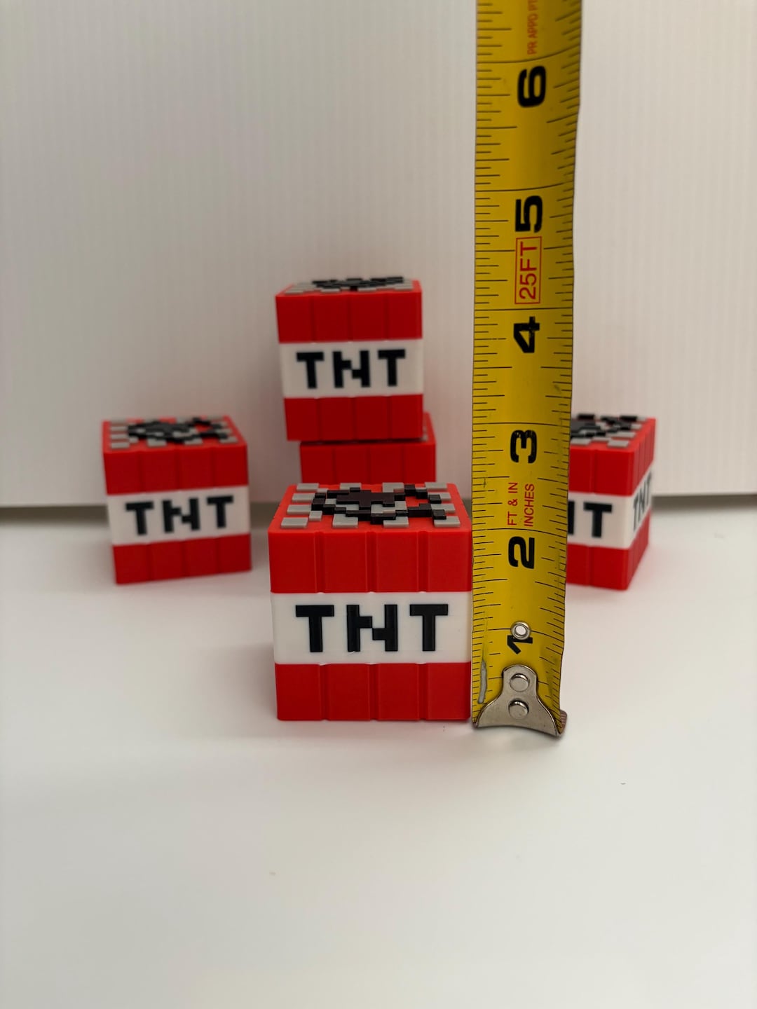 Minecraft-inspired TNT Block - 3/6/12 Pack - Desk Decor - Party Favor ...