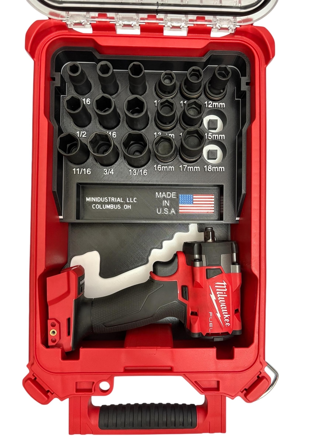 Impact Socket Organizer 3/8” DR (for MILWAUKEE PACKOUT 48-22-8435) - Etsy