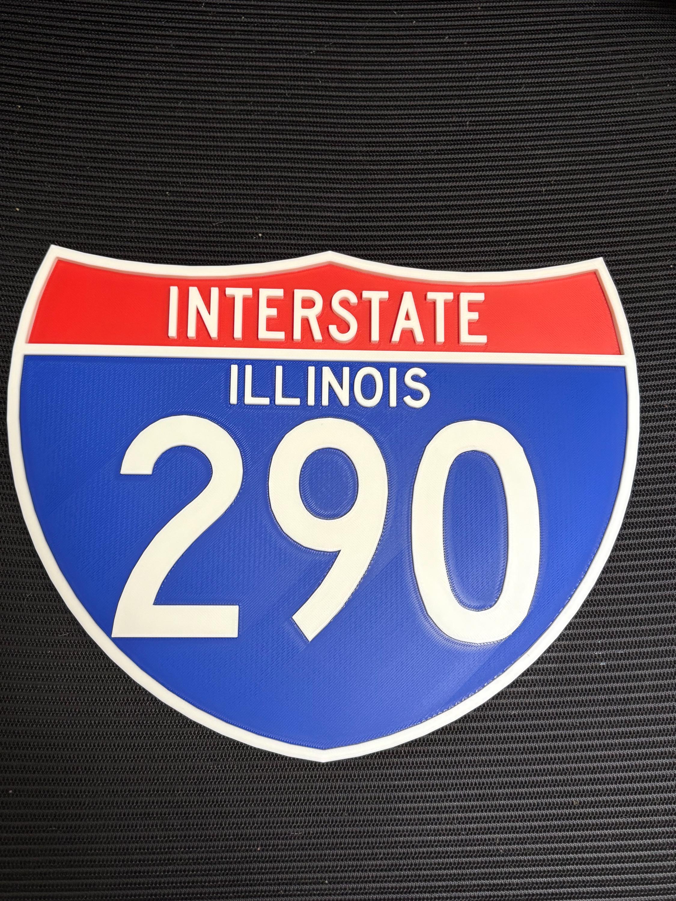 Customizable Interstate Sign - Etsy