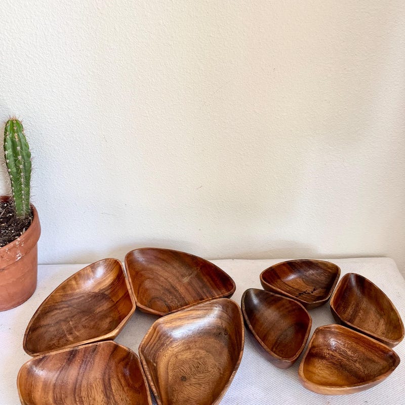 Monkey Pod Wood Bowls - Etsy
