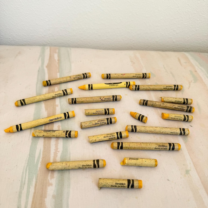 Dandelion Crayola Crayon - Etsy