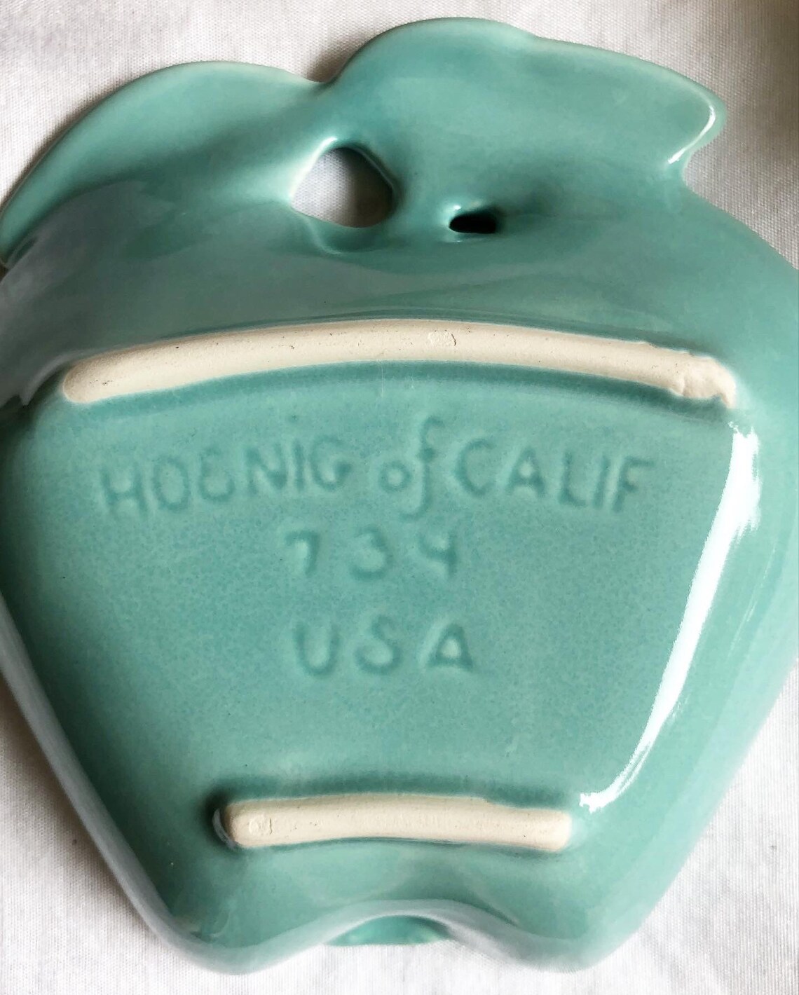 Vintage Turquoise Apple Shaped Serving Set by Hoenig of - Etsy