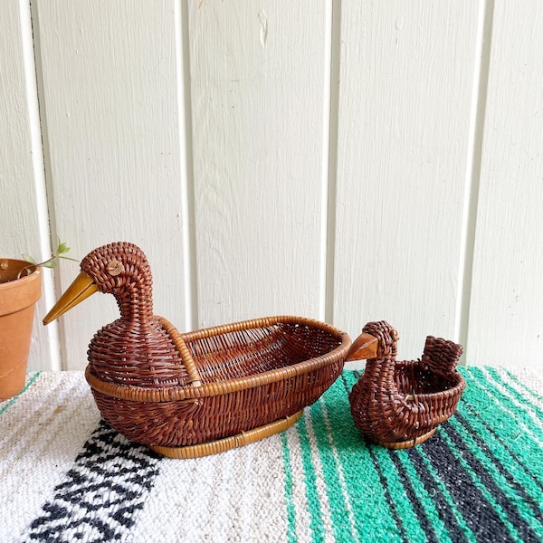 Duck Wood Catch All Holder - Etsy
