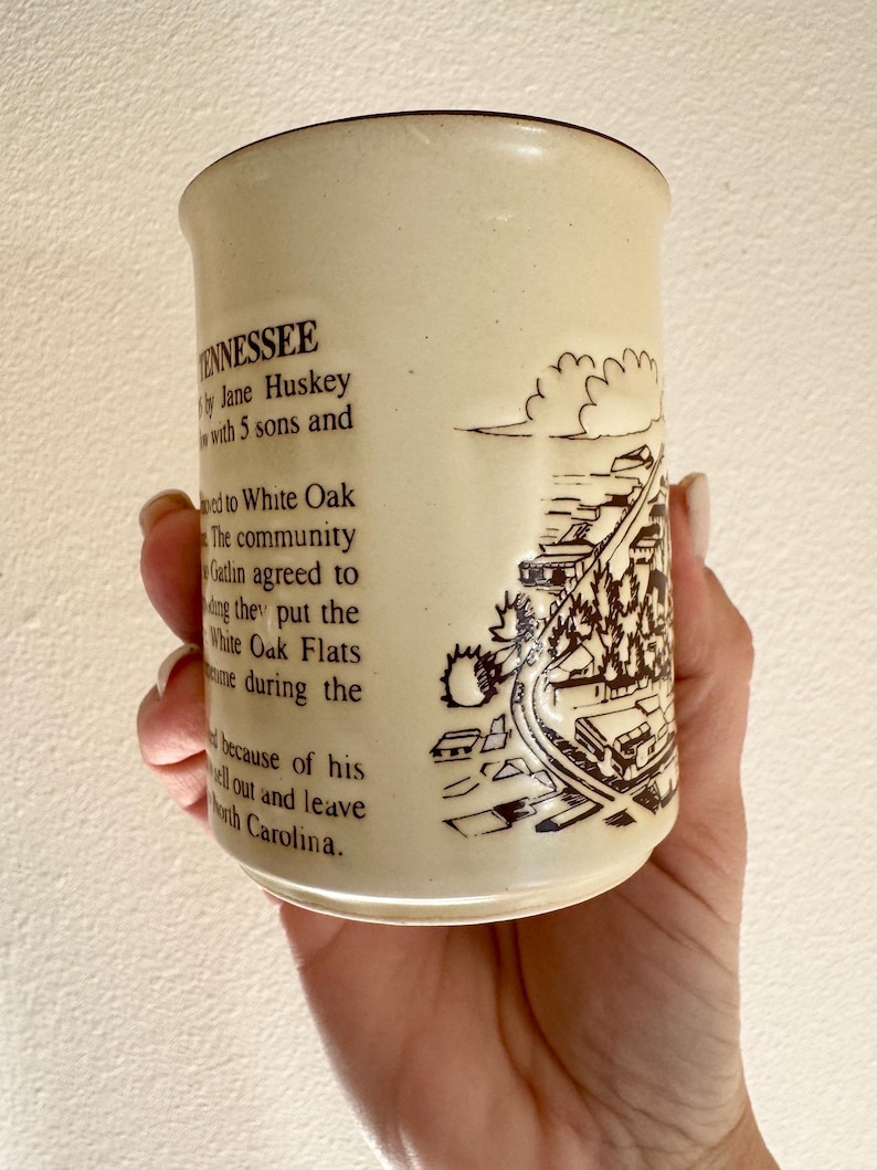 Gatlinburg, Tennessee Mug Detailing the Town's Establishment in 1795 by ...