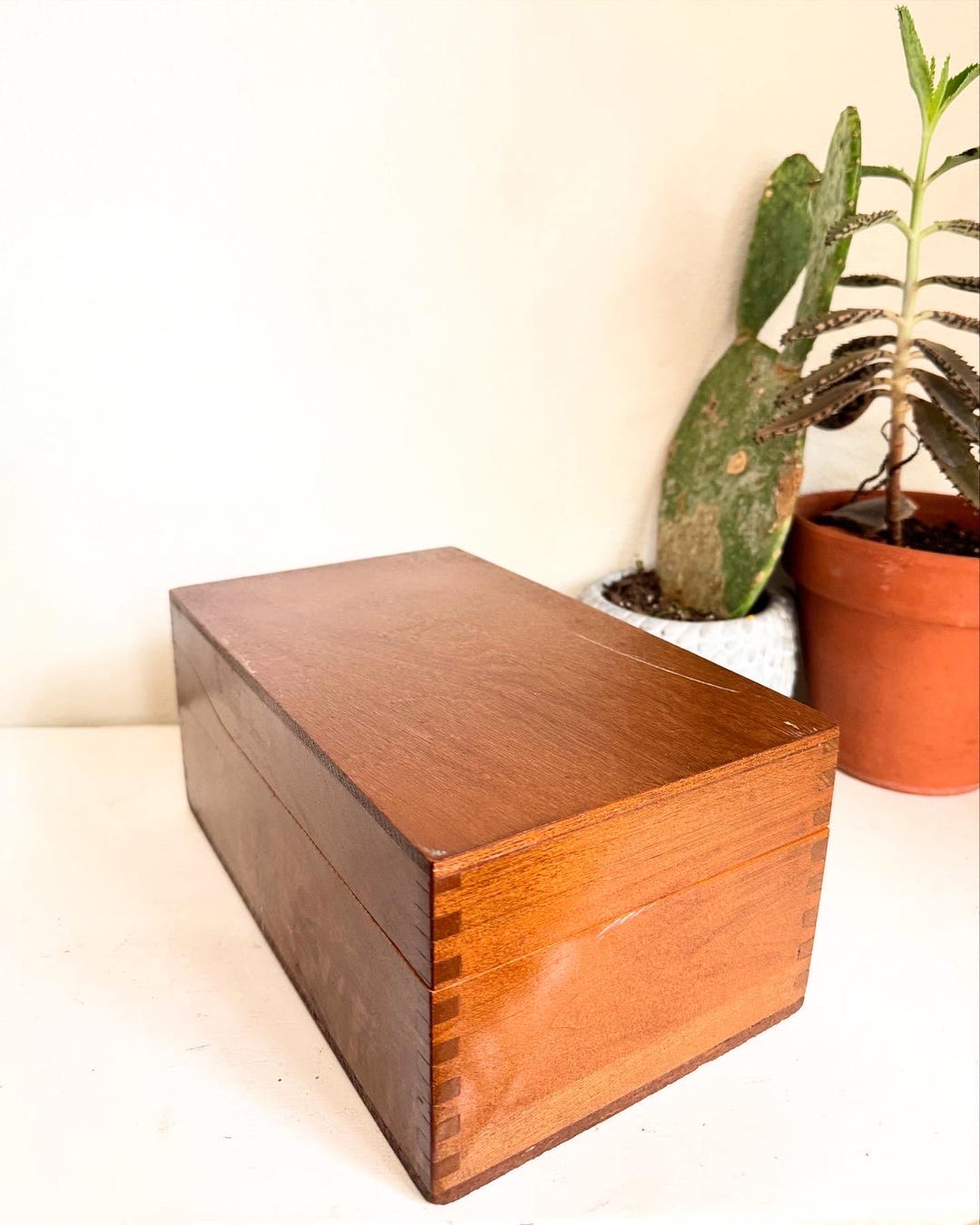 Vintage Napa Valley PSI Wooden Index Card Box. Recipe or Index Card ...