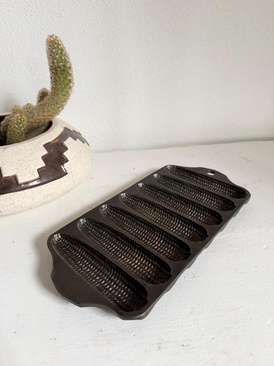 Vintage Griswold 262 Cast Iton Corn Bread Mold. 7 Mold Cornbread Metal ...