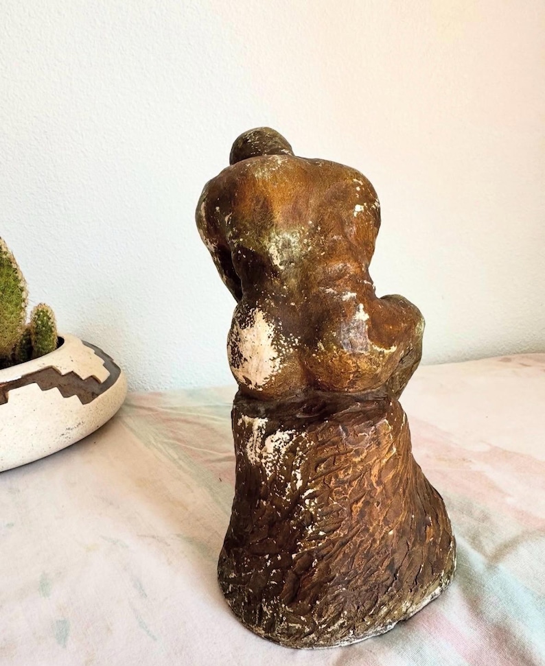 Vintage 1960’s “the Thinker” Thinking Man Sculpture 8” Greek Roman ...
