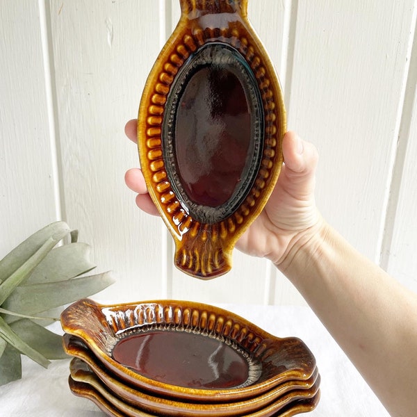 Brown Drip Dishes - Etsy