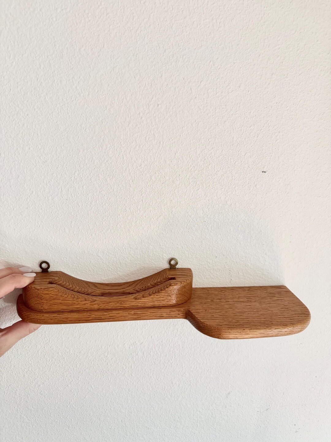 Solid Wood Plate Rack With Half Shelf Cup and Saucer Display. Collector ...