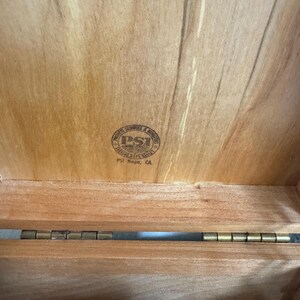 Vintage Napa Valley PSI Wooden Index Card Box. Recipe or Index Card ...